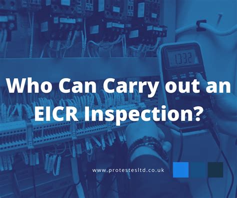 Who Can Carry Out An EICR Inspection