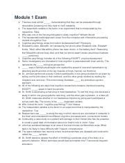 Module 1 Exam Docx Module1Exam 1 Course Hero