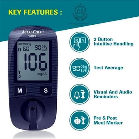 Accu Chek Active Blood Glucose Meter Glucometer Best Price In Pakistan