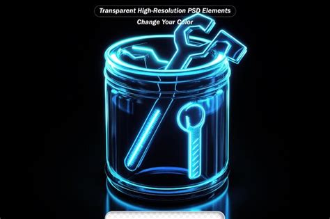 Blue Digital Security Key Logo With Rotation Hud Ui Circle Technology Interface Premium Ai