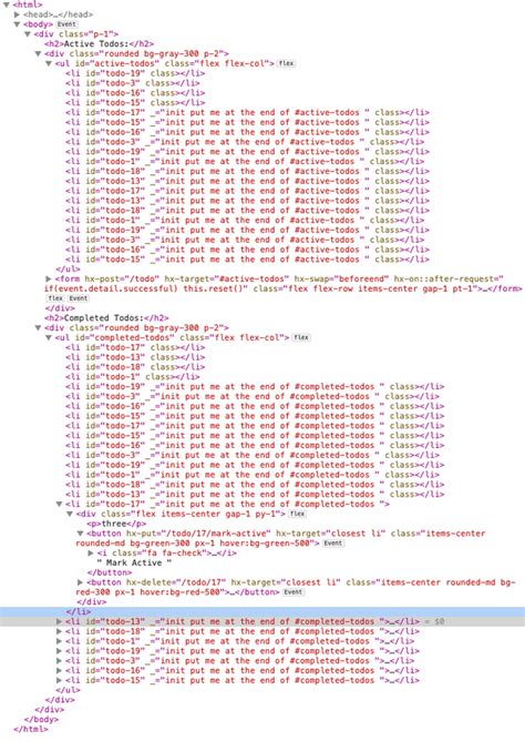 How Can I Move Elements After Swap Using Htmx Hyperscript Rhtmx