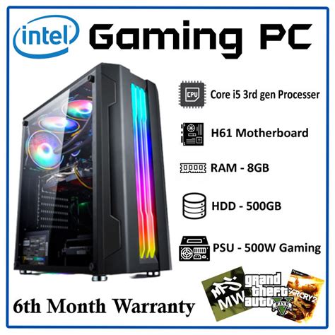 Core I Rd Gen Gaming PC Daraz Lk