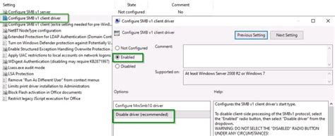 Disable Smbv1 Client Driver In Windows