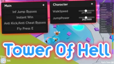 NEW Tower Of Hell OP Script With Hack Infinite Jump Bypass Instant Win More