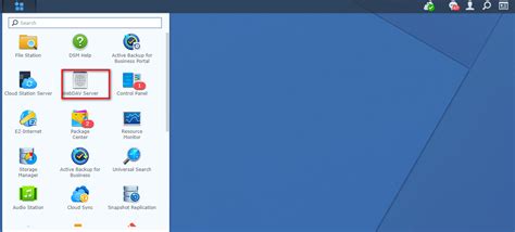 how to enable webdav service on synology nas