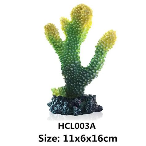 Аквариумный искусственный Коралл Украшение аквариум Коралловый риф цветок орнамент камень