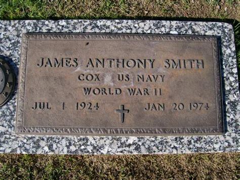 James Anthony Smith 1924 1974 Find A Grave Memorial