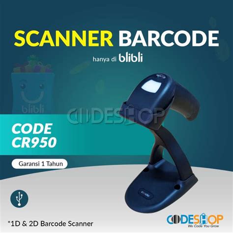 Jual Scanner Barcode Code Cr950 Imager 1d And 2d Di Seller Codeshop