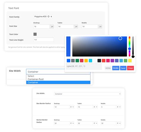 Layout Style Color