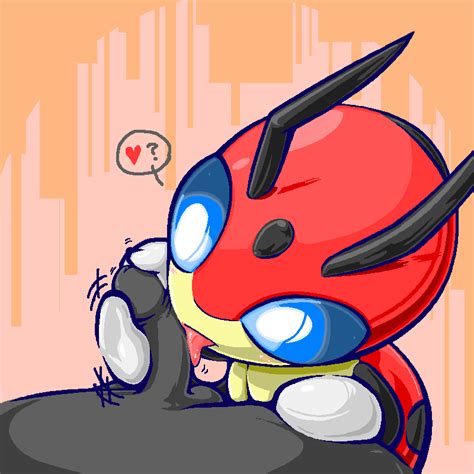 Rule 34 Ambiguous Gender Fellatio Heart Interspecies Ledian Nintendo Oral Penis Pokémon