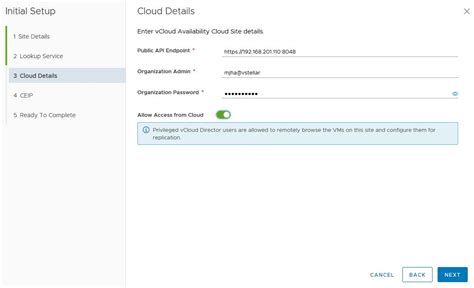 Configuring VCloud Availability 3 0 Part 3 Tenant Setup