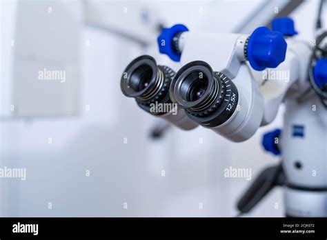 The Image Of The Professional Dental Endodontic Binocular Microscope