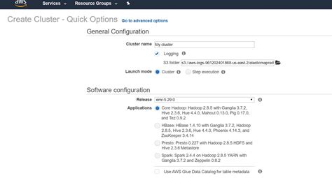 Data Solutions How To Create Aws Emr Cluster With Hadoop Hive And