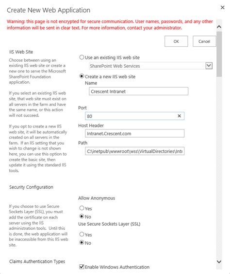 Create A Web Application In Sharepoint Using Powershell Sharepoint Diary