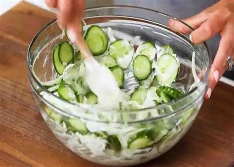 Creamy Cucumber Salad Recipe DIY Joy