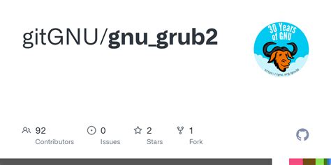 GitHub GitGNU Gnu Grub2