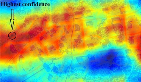 The Confidence Map Red Indicates High Confidence While Blue Indicates