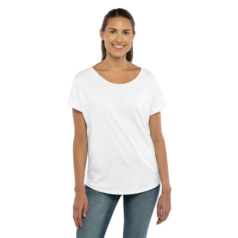 Next Level 1560 Womens Ideal Dolman T Shirt White Wholesale Printables