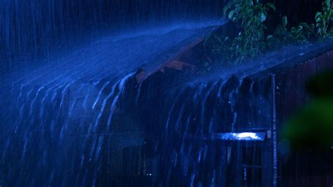 24시간 숙면을 위한 양철지붕 위의 폭우 밤에는 빗소리와 천둥소리로 즉시 숙면 Youtube