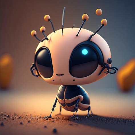 Premium Ai Image Character Cute Ant