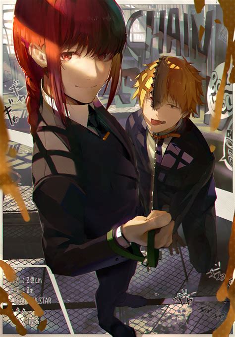 Makima And Denji Chainsaw Man Drawn By Idoukunn Danbooru