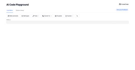 Ai Code Playground