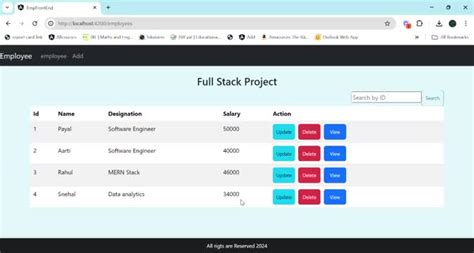 My Full Stack Project On Crud Operations Sakshi Kohale Posted On The Topic Linkedin