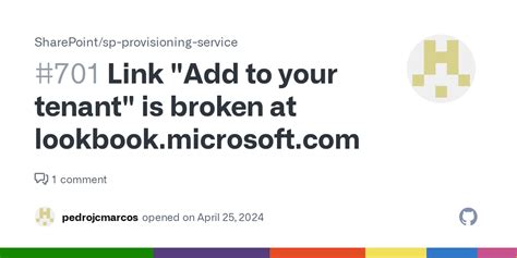 Link Add To Your Tenant · Issue 701 · Sharepointsp