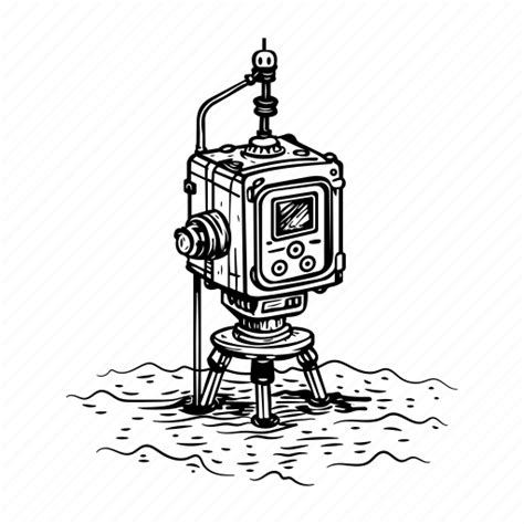 Depth Sounder Tool Equipment Nautical Device Icon Download On Iconfinder