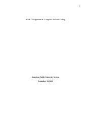 Understanding Computer Assisted Coding Systems Encoders Course Hero