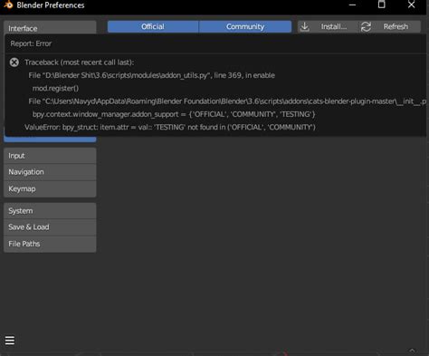 Whenever I Try To Install An Addon I Get This Error Is There A Way To Fix It Rblenderhelp