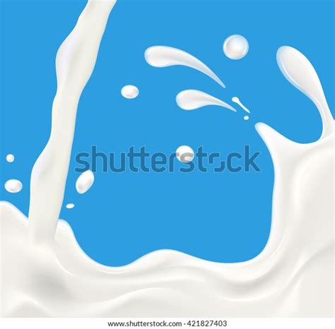 우유 시작 벡터 그림 스톡 벡터로열티 프리 421827403