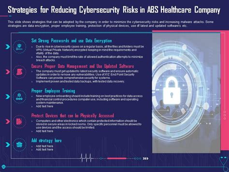Strategies For Reducing Overcome Challenge Cyber Security Healthcare Ppt Summary Presentation