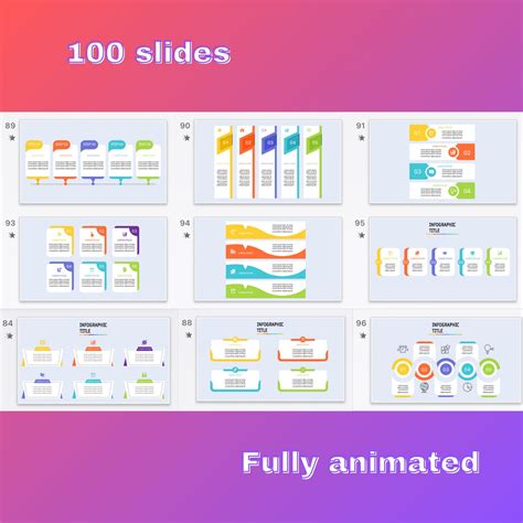 100 animated powerpoint slides powerpoint templates infographic