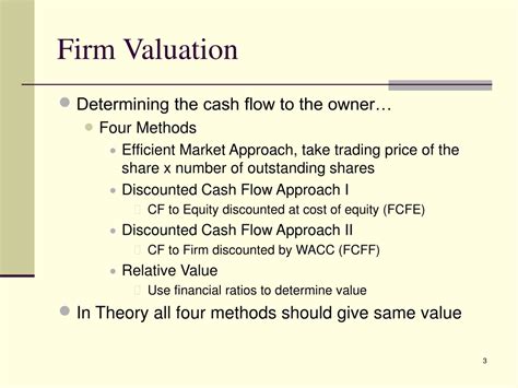Ppt Firm Valuation Metrics And Models Powerpoint Presentation Free