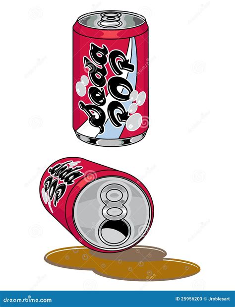 Soda Pop Cans Stock Vector Illustration Of Metal Refreshment 25956203