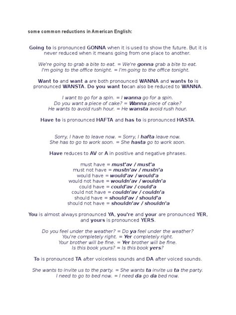 English Reduction Pdf Language Families Linguistics