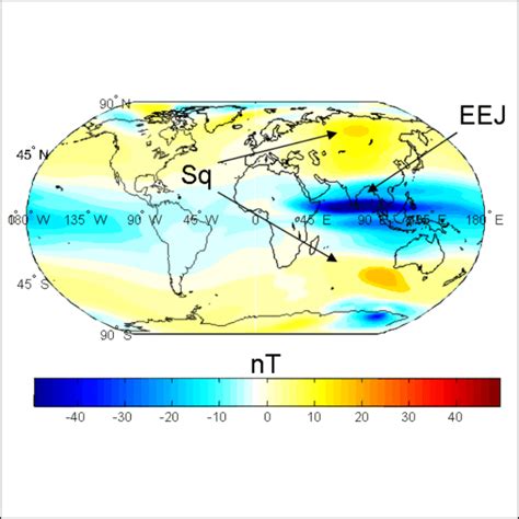 Equatorial Electrojet Eej What Is Magnetic Equator And Geographic