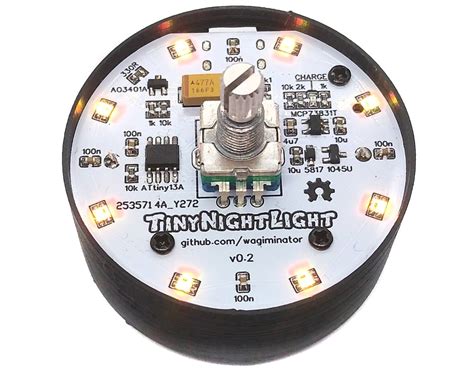 ATtiny TinyNightLights EasyEDA Open Source Hardware Lab