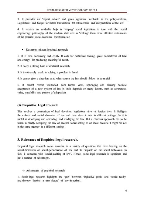 Introduction To Legal Research Methodology Docx Legal Services Industry Industries
