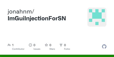 GitHub Jonahnm ImGuiInjectionForSN