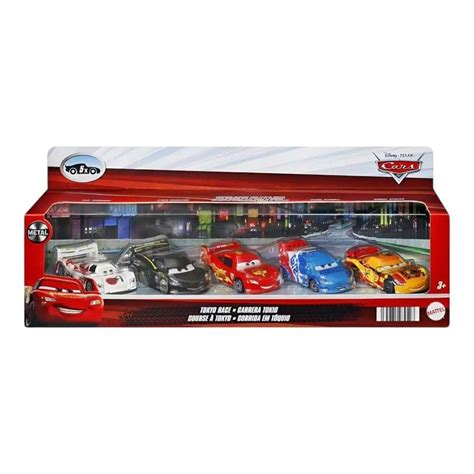 Mattel Disney Pixar Cars Tokyo Race 5 Pk Diecast Cars