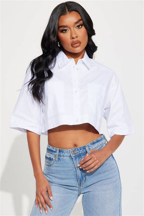 White Crop Tops Shop White Womens Tops Fashion Nova