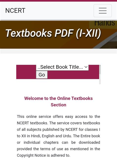 Ncert Textbook Pdfs For Class 1 To 12th Jnyanabhandar