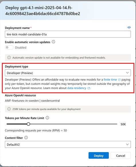 Test A Fine Tuned Model Azure Openai Microsoft Learn