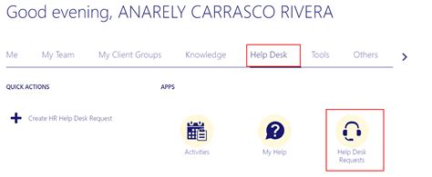 Display Dashboards In Hr Help Desk — Cloud Customer Connect