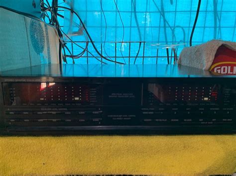 Technics Stereo Graphic Equalizer Sh E66 Ac 110 220 Volts 50 60 Hz Made In Japan Audio
