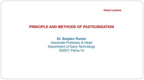 Htst And Uht Technique Ppt