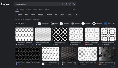 Wanted Examples Of Octagon Patterns Got More Results With Hexagons