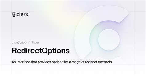 Javascript Redirectoptions